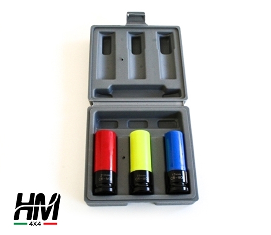 Set of 3 covered wheel keys - HM4X4