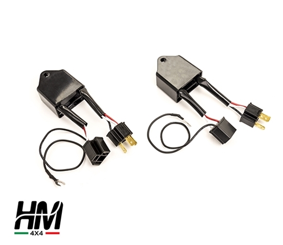 Pair of negative switch harness adaptor for LED - HM4X4