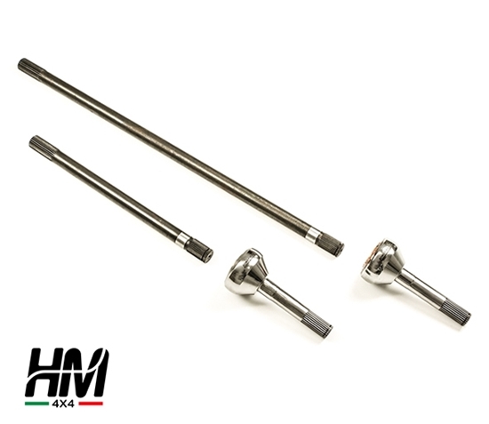 Pair of front reinforced axle for Samurai and Sj 26 spline - HM4X4