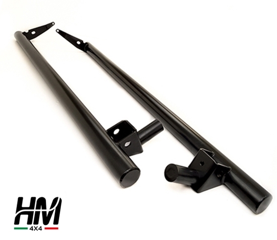 Tubolar side guards for Defender 90 - HM4X4