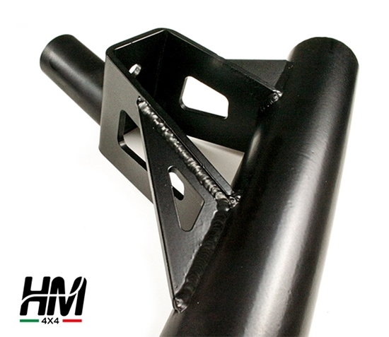 Pair of lateral side guards for Defender 90 - HM4X4