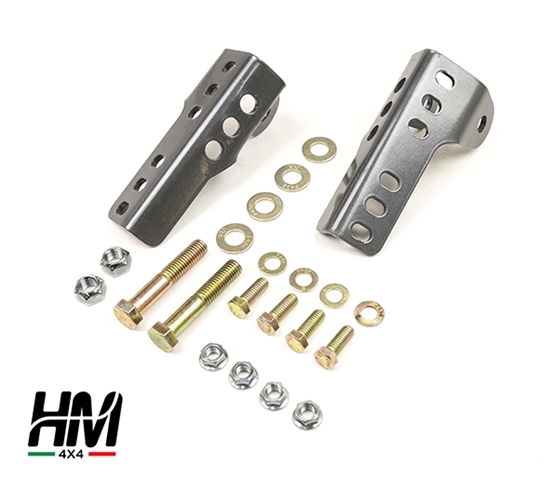 Jeep Wrangler JK rear lower shock mount kit - HM4X4