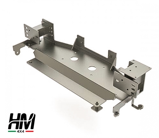Hidden winch mount Toyota LC 155 - HM4X4