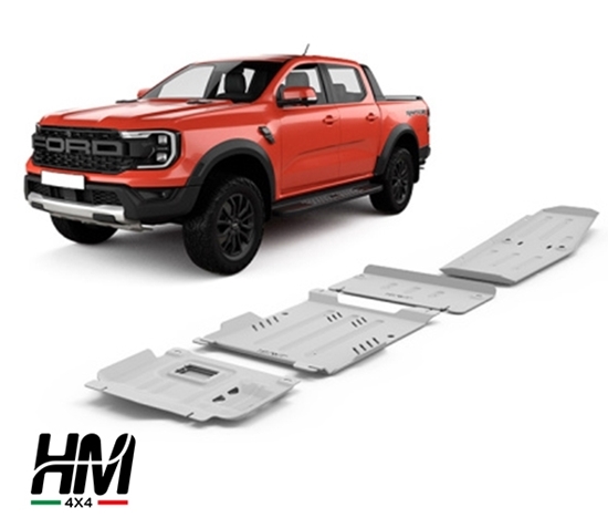 Ford Ranger Raptor skid plates set - HM4X4